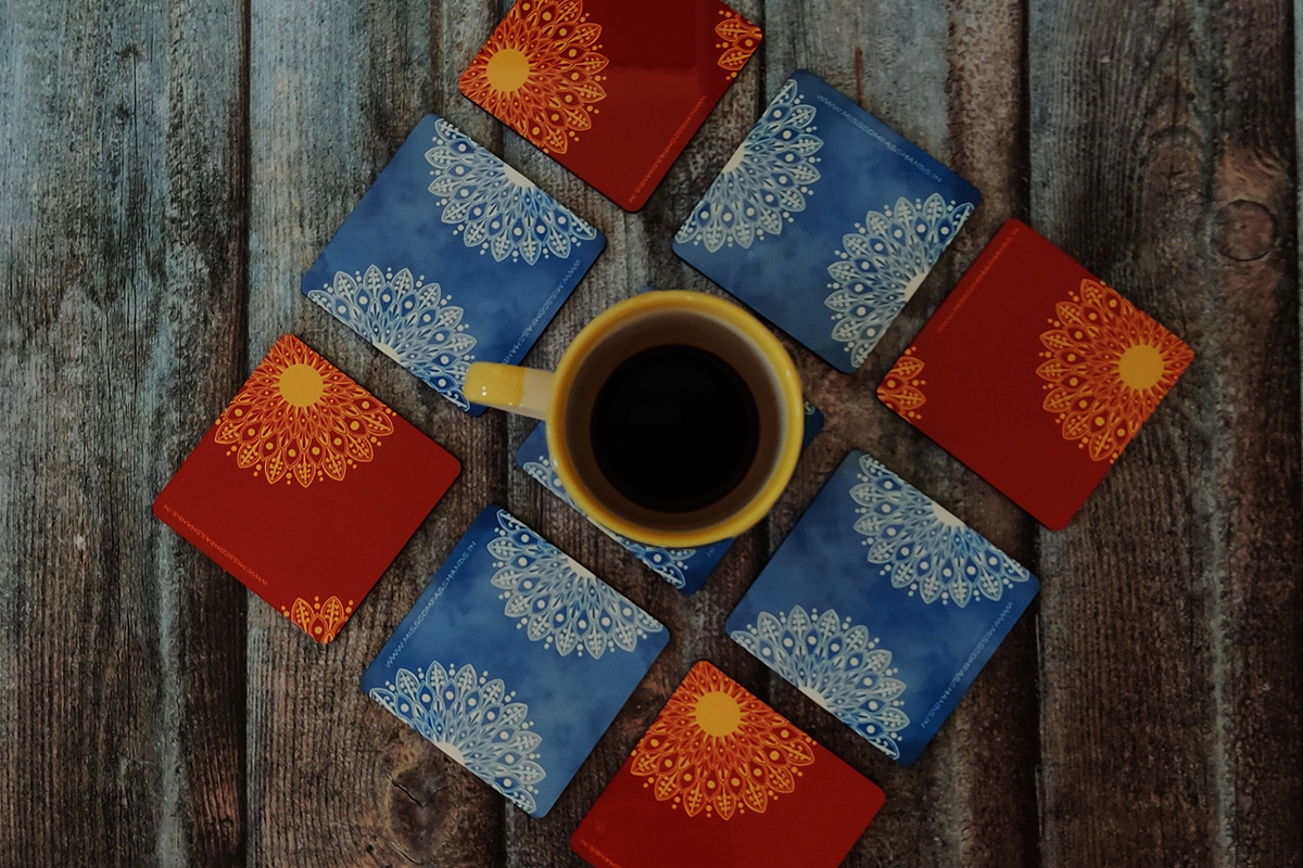 Cup Coasters – Miss Compass Hands