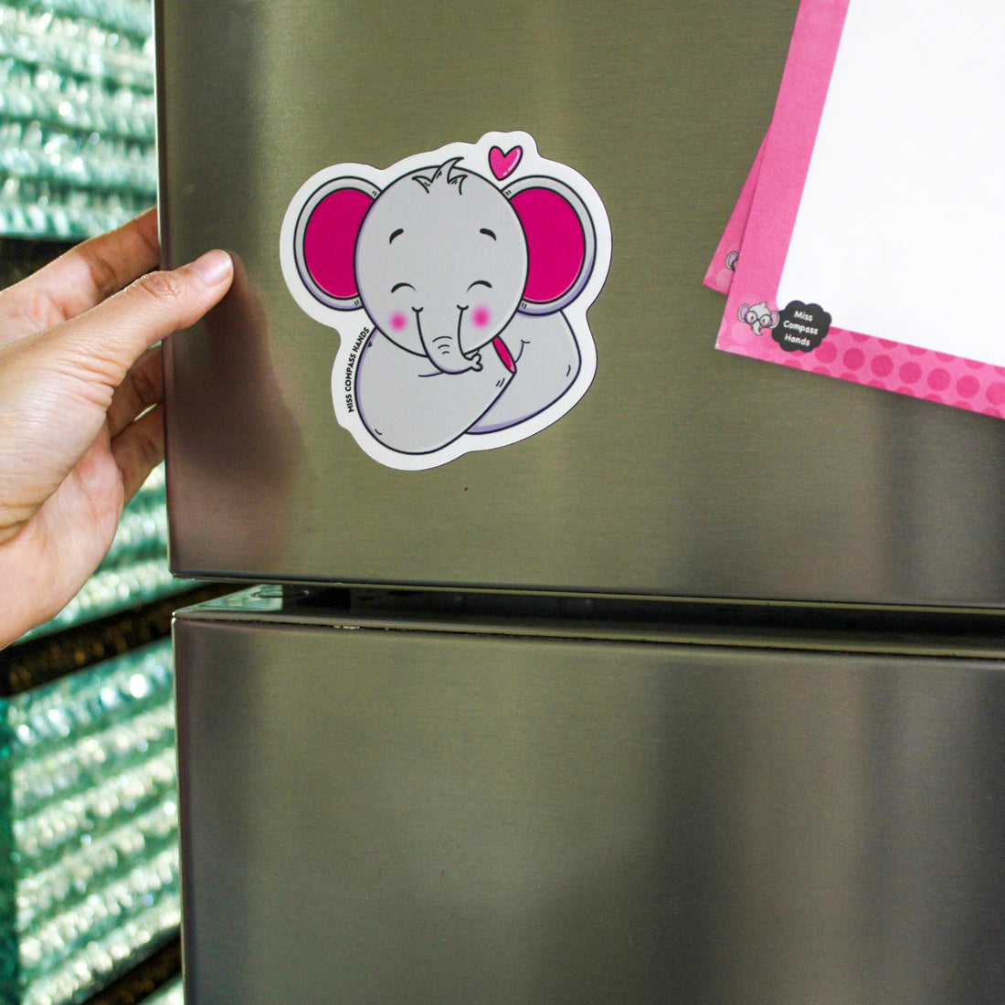 Self-Love Elephant Magnet – Miss Compass Hands