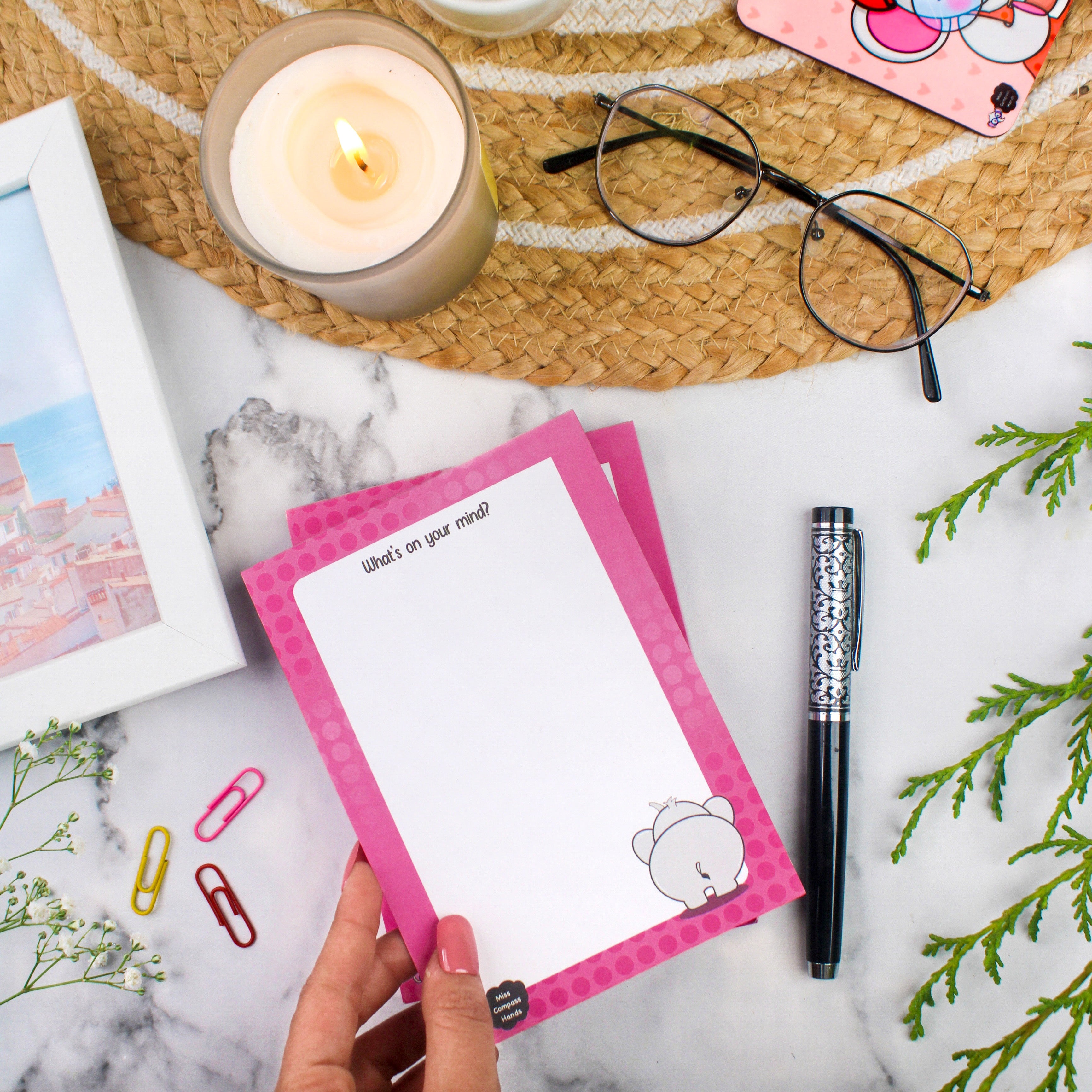 Journals/Notepads – Miss Compass Hands